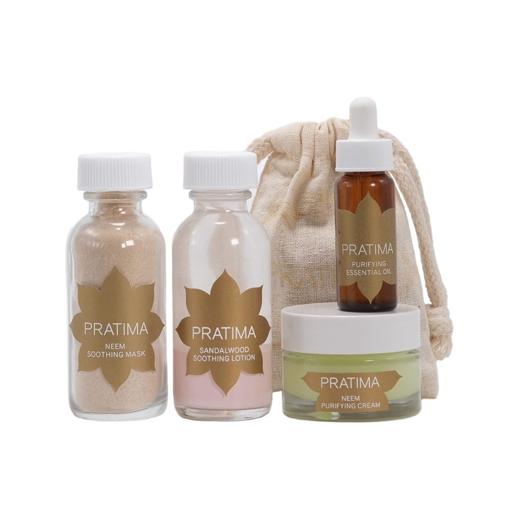 Ayurvedic Blemish and Congestion Clearing Set – PRATIMA Skincare